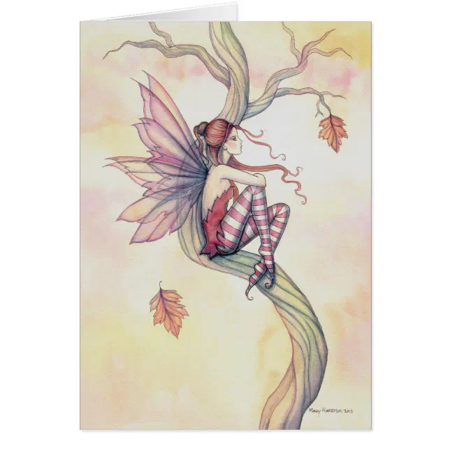 Autumn Tree Fairy Fantasy Art by Molly Harrison | Zazzle
