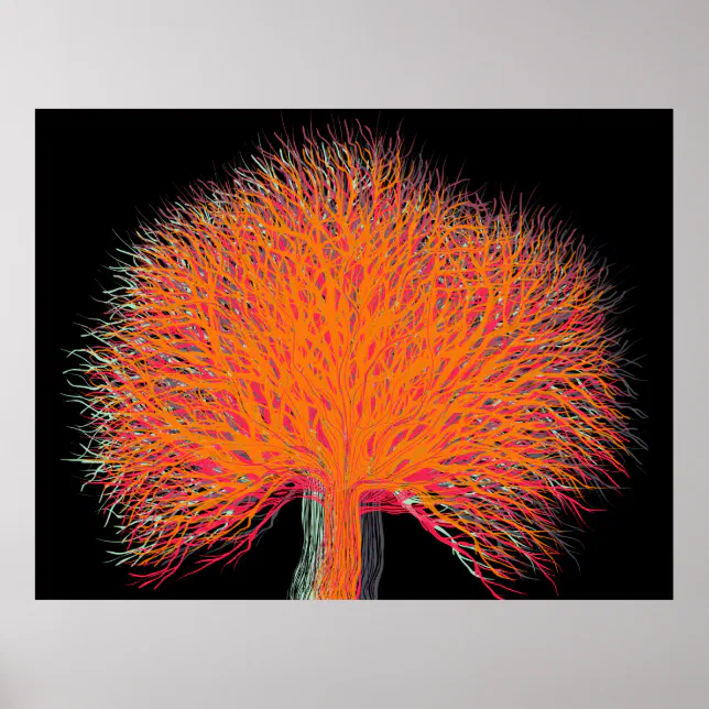 Autumn Tree Poster | Zazzle