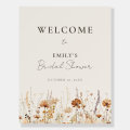 Autumn Wildflower Meadow Welcome Sign | Zazzle