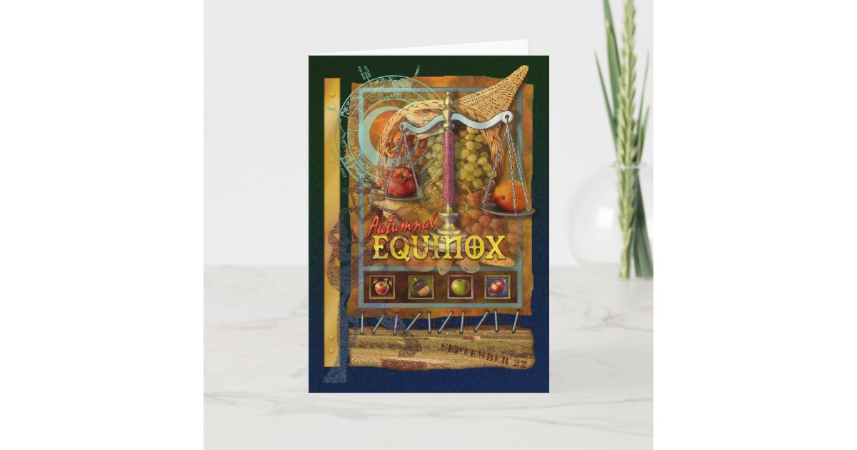 Autumnal Equinox Card | Zazzle