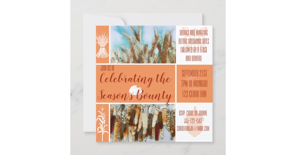 Autumnal Equinox Invitation | Zazzle