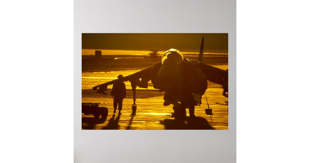 AV-8B Harrier Jet Poster | Zazzle
