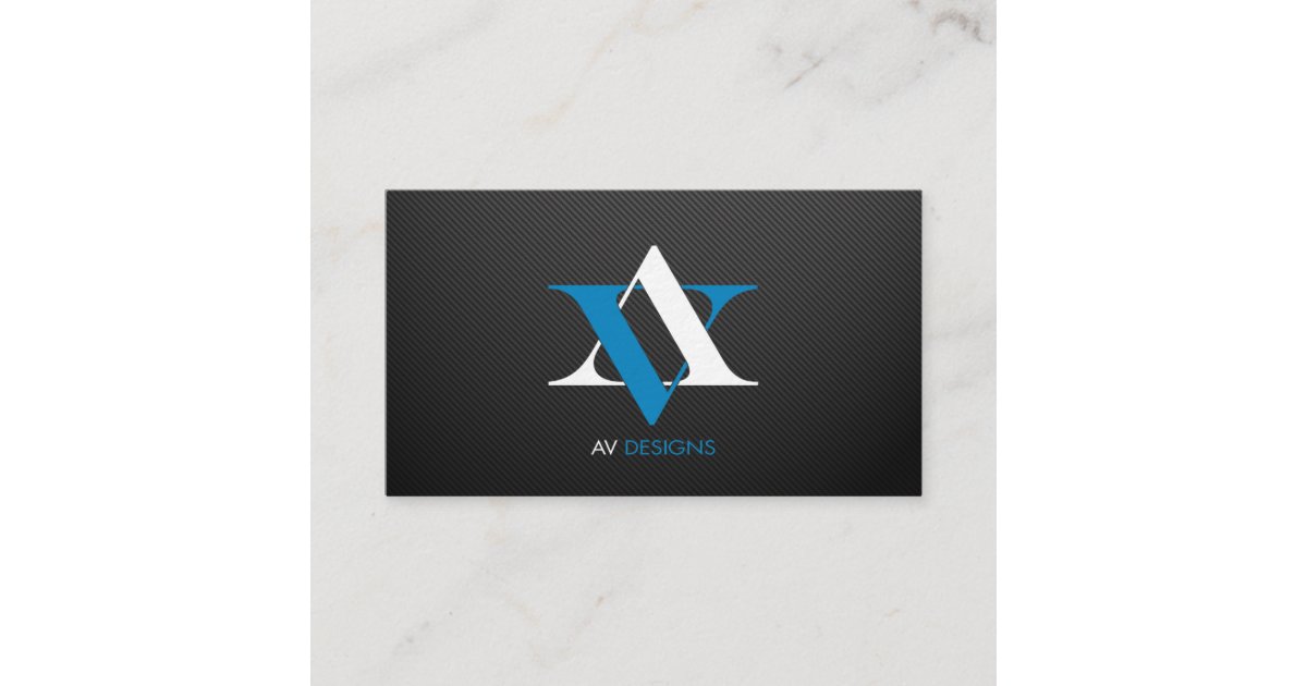av_designs business card | Zazzle
