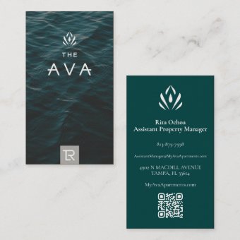 Ava Assistant Manager Business Card | Zazzle