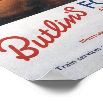 Ava Gardner Look-a-like Butlin's Camps Poster | Zazzle