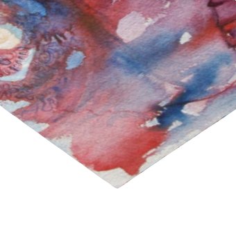 AVALON, LADY OF LAKE, MORGANA Pink Blue Fantasy Tissue Paper | Zazzle