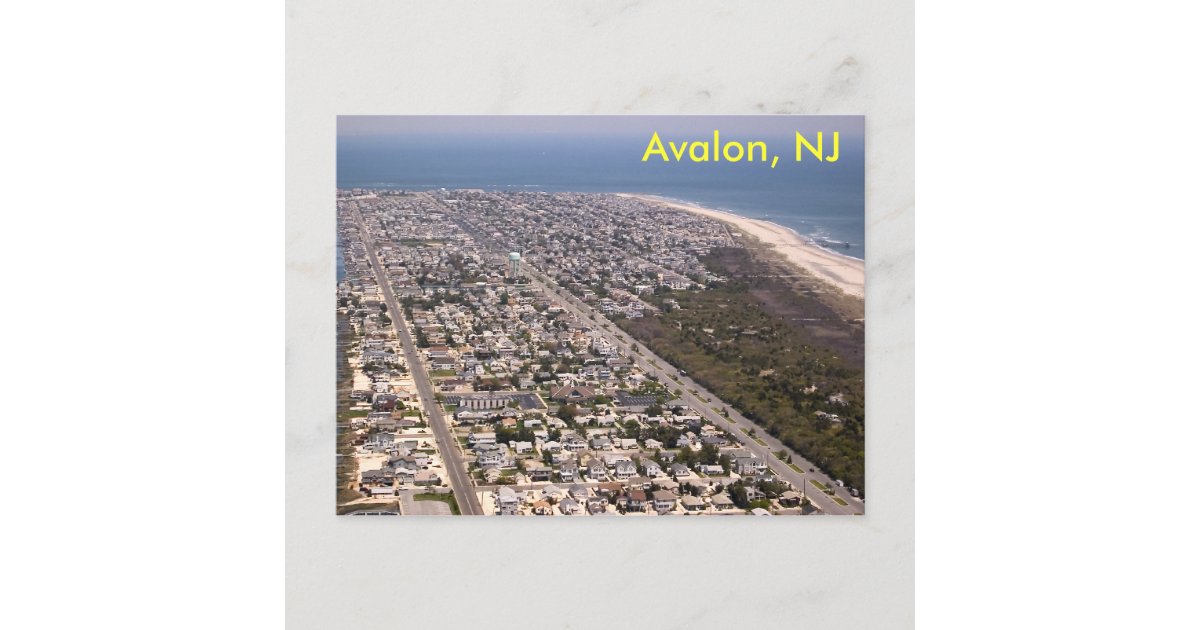 Avalon, NJ Postcard | Zazzle