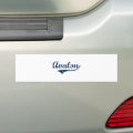 Avalon Pennsylvania Classic Design Bumper Sticker | Zazzle
