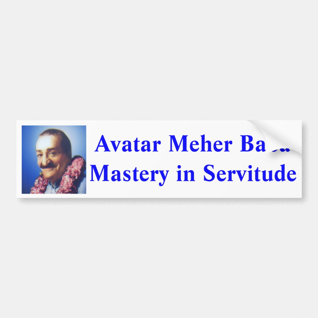 Avatar Meher Baba (God in human form) sticker | Zazzle