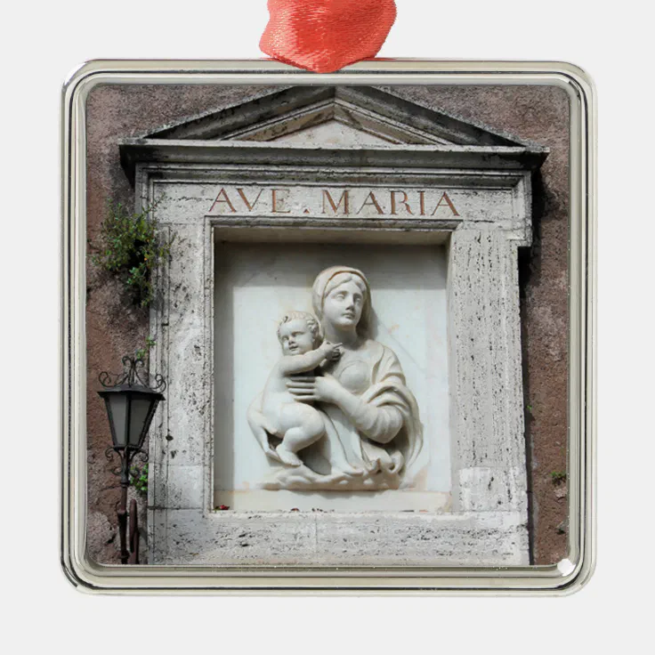 Ave Maria Christmas Ornament | Zazzle