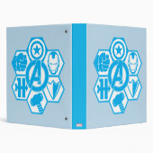 Avengers Assemble Icon Badge Binder | Zazzle