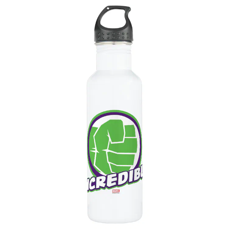 Avengers Assemble Incredible Hulk Logo Stainless Steel Water Bottle ...