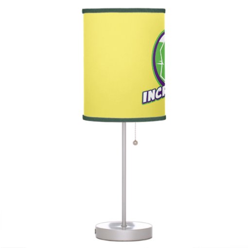 Avengers Assemble Incredible Hulk Logo Table Lamp | Zazzle