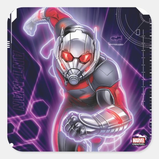 Avengers Classics | Ant-Man Changing Size Square Sticker | Zazzle.com