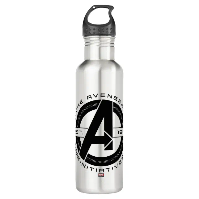 Avengers Classics | Avengers Initiative Lens Logo Stainless Steel Water ...