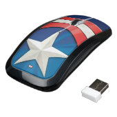 Avengers Classics | Captain America Brushed Shield Wireless Mouse | Zazzle