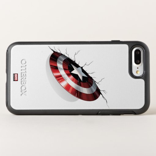 Avengers Classics | Captain America Shield Struck Otterbox iPhone Case ...
