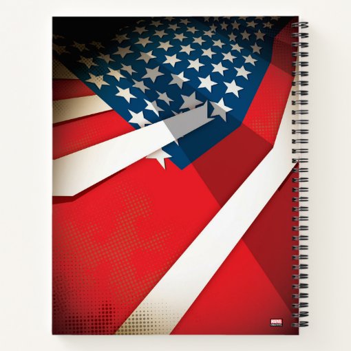 Avengers Classics | Captain America With Stripes Notebook | Zazzle