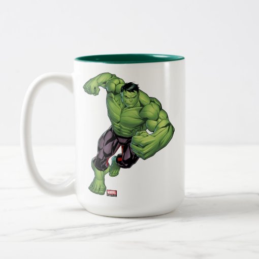 Avengers Classics | Hulk Charge Two-Tone Coffee Mug | Zazzle