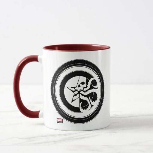 Avengers Classics | Hydra Captain America Shield Mug | Zazzle