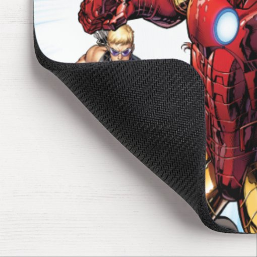 Avengers Classics | Iron Man Leading Avengers Mouse Pad | Zazzle