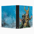 Avengers Classics | Loki With Staff 3 Ring Binder | Zazzle