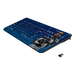 Avengers Classics | Nick Fury Arms Crossed Wireless Keyboard | Zazzle