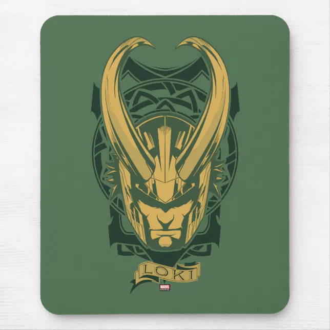 Avengers Classics | Norse Loki Graphic Mouse Pad | Zazzle