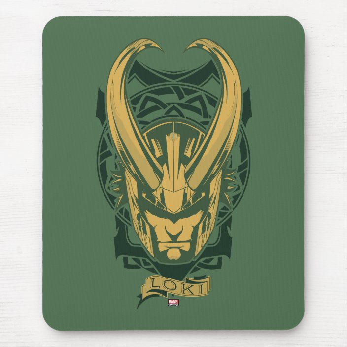 Avengers Classics | Norse Loki Graphic Mouse Pad | Zazzle.com