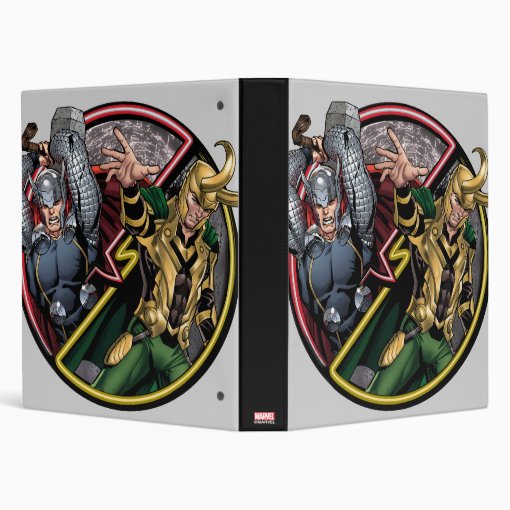 Avengers Classics | Thor Versus Loki Binder | Zazzle