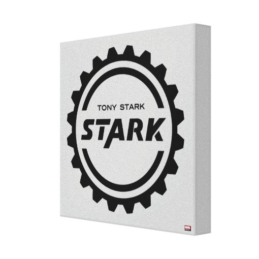 Avengers Classics | Tony Stark Gear Logo Canvas Print | Zazzle
