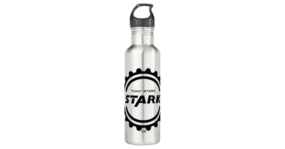 Avengers Classics | Tony Stark Gear Logo Stainless Steel Water Bottle ...