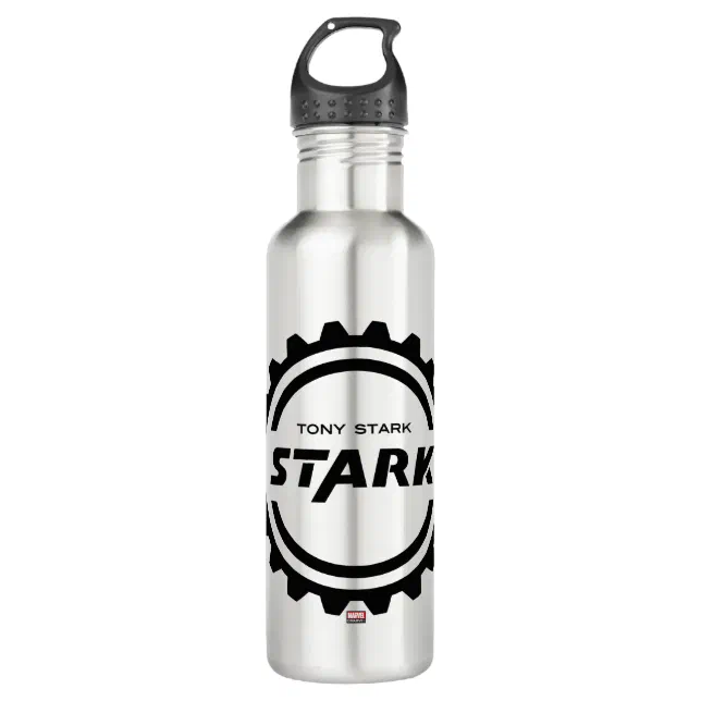 Avengers Classics | Tony Stark Gear Logo Stainless Steel Water Bottle ...