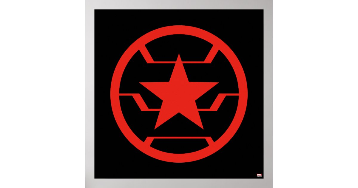 Avengers Classics | Winter Soldier Icon Poster | Zazzle
