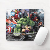 Avengers Defending City Mouse Pad | Zazzle