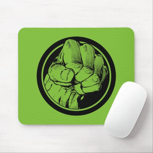 Avengers Hulk Fist Logo Mouse Pad | Zazzle