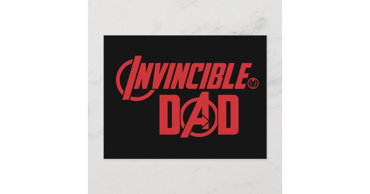 Avengers | Invincible Dad Postcard | Zazzle