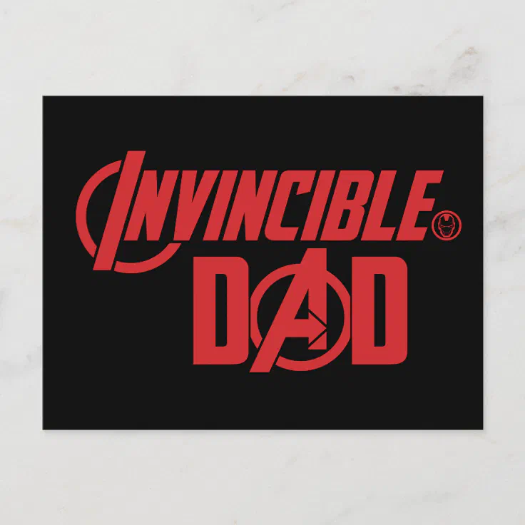 Avengers | Invincible Dad Postcard | Zazzle