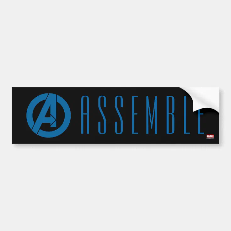 Avengers Logo Bumper Sticker | Zazzle