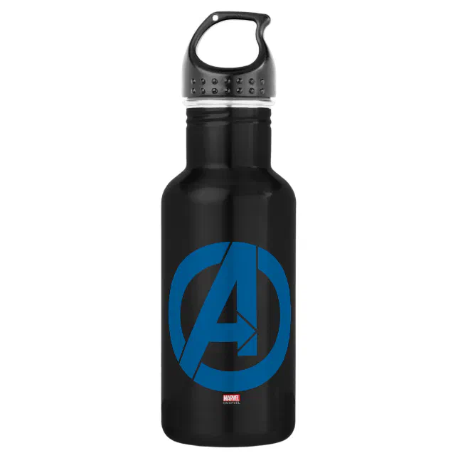 Avengers Logo Stainless Steel Water Bottle | Zazzle