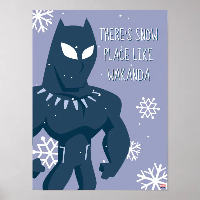 Avengers Seasonal | Black Panther Poster | Zazzle