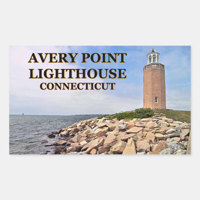 Avery Point Lighthouse, CT Passport Stickers | Zazzle