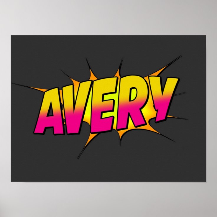 Avery Poster | Zazzle
