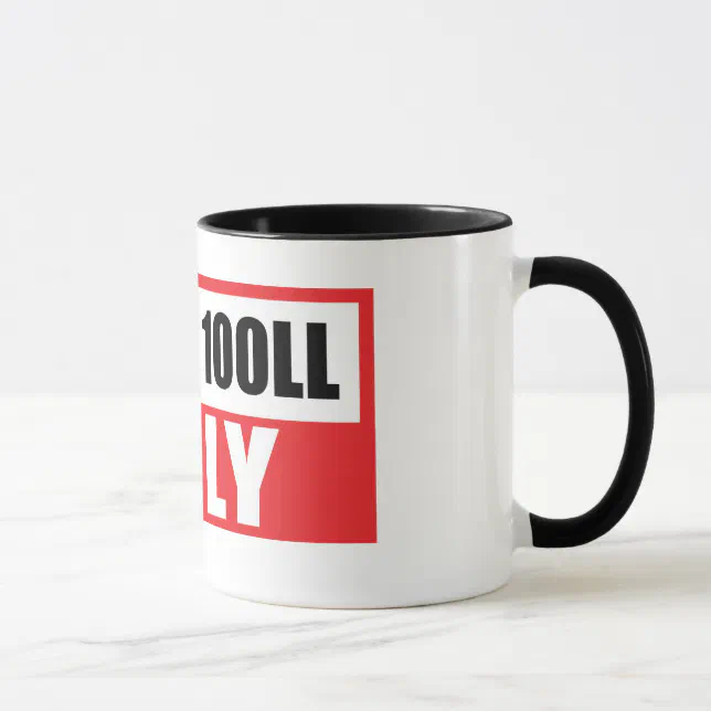 AVGAS 100LL ONLY Mug | Zazzle