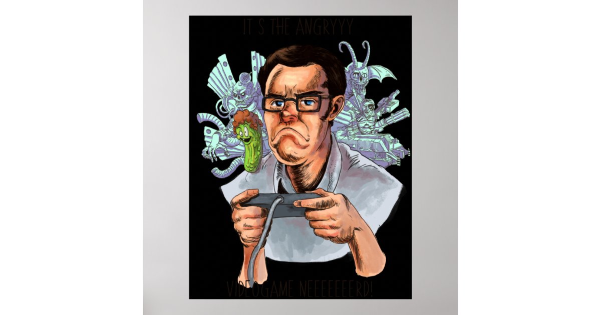 AVGN Angry Videogame Nerd Poster | Zazzle