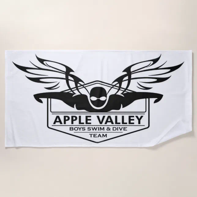 AVHS Swim Dive Logo Towel | Zazzle
