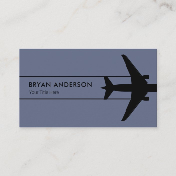 Aviation Aircraft Business Card | Zazzle