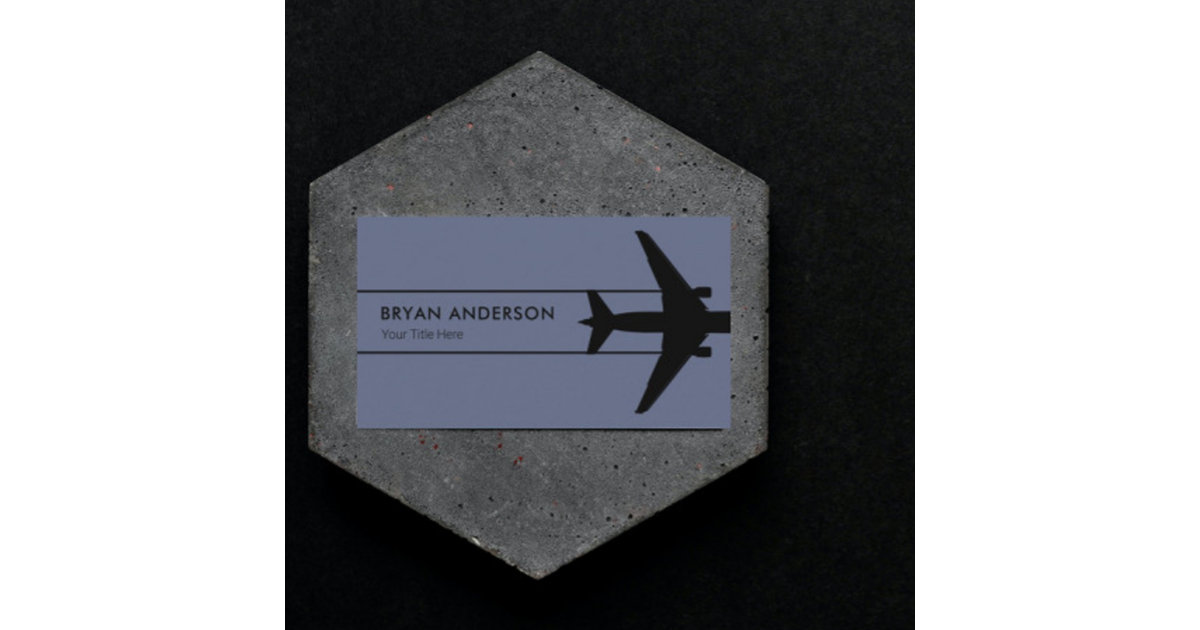 Aviation Aircraft Business Card | Zazzle