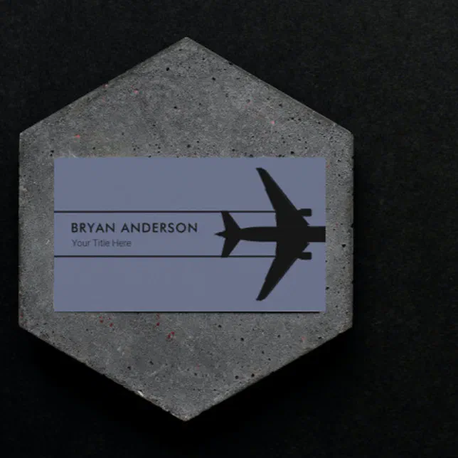 Aviation Aircraft Business Card | Zazzle