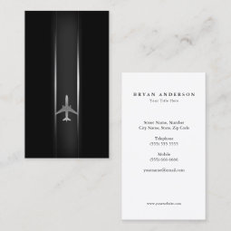Aviation - Airplane Business Card | Zazzle